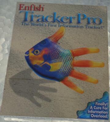 Enfish TrackerPro Software Package - Windows 95, 98, NT - BRAND NEW IN ...