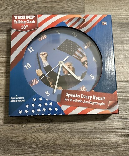 Donald Trump Talking Clock * Make America Great Again * New In Box | eBay
