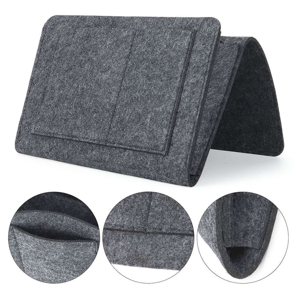 US Bedside Storage Organizer Couch Remote Control Caddy Bed Table ...