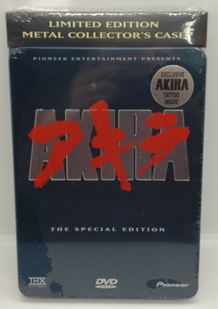 Akira (DVD, 2001, 2-Disc , Limited Edition Collectors Tin Special ...