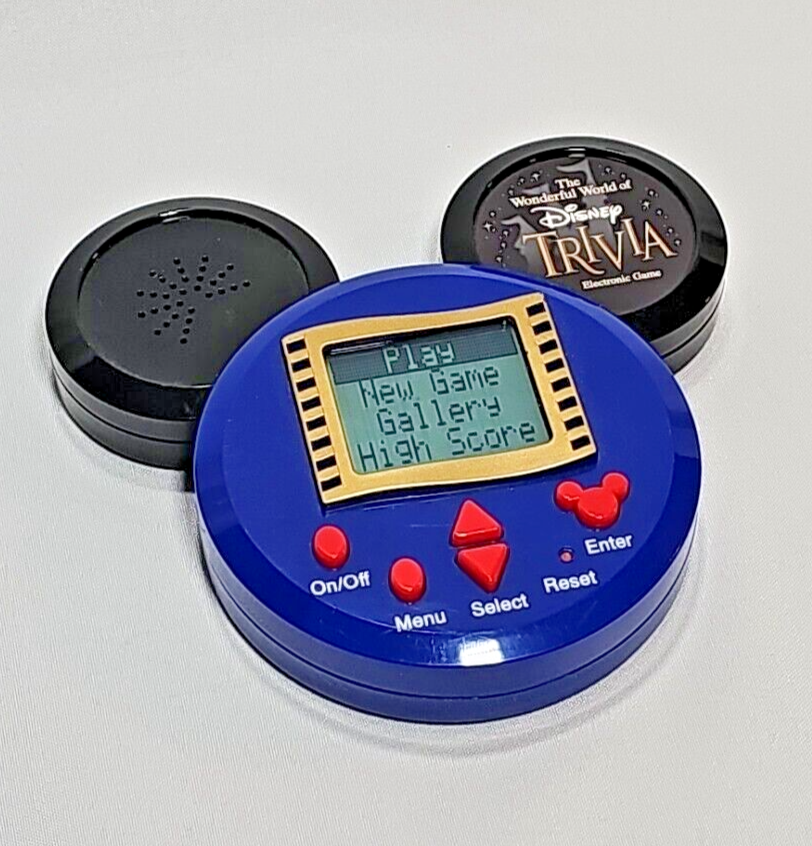 The Wonderful World Of Disney Trivia Hand Held Electronic Game Mickey ...