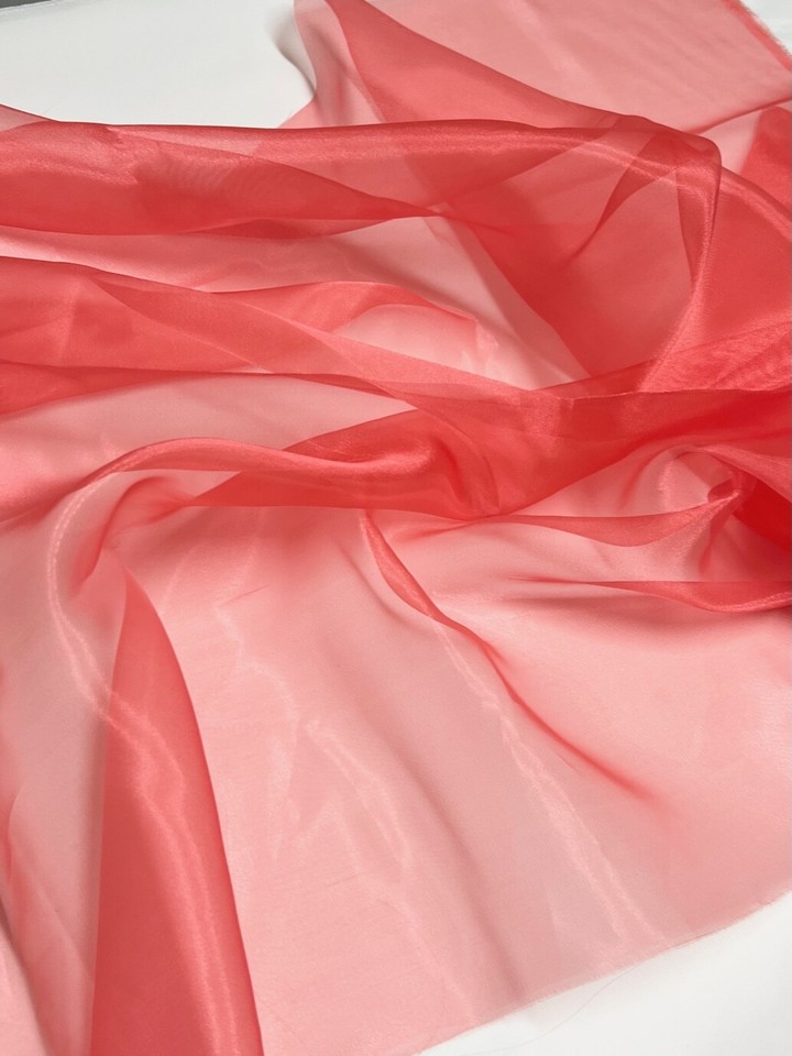 Sheer Crystal Organza Fabric - 58" Wide by the Yard | eBay