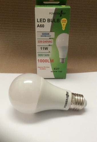 3 X 100w GLS 11w LED ES E27 Edison Screw 3000k Energy Saving Powerplus ...