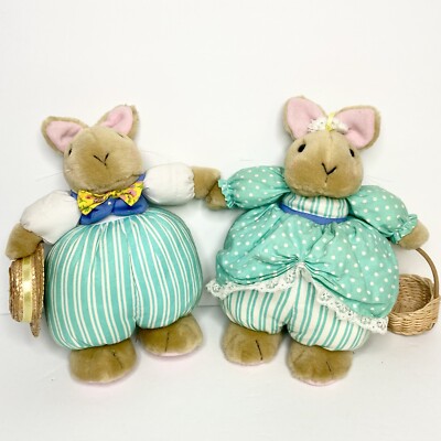 Hallmark Plush Storybook Friends Crayola Bonnie & Lonnie Plush Bunny ...