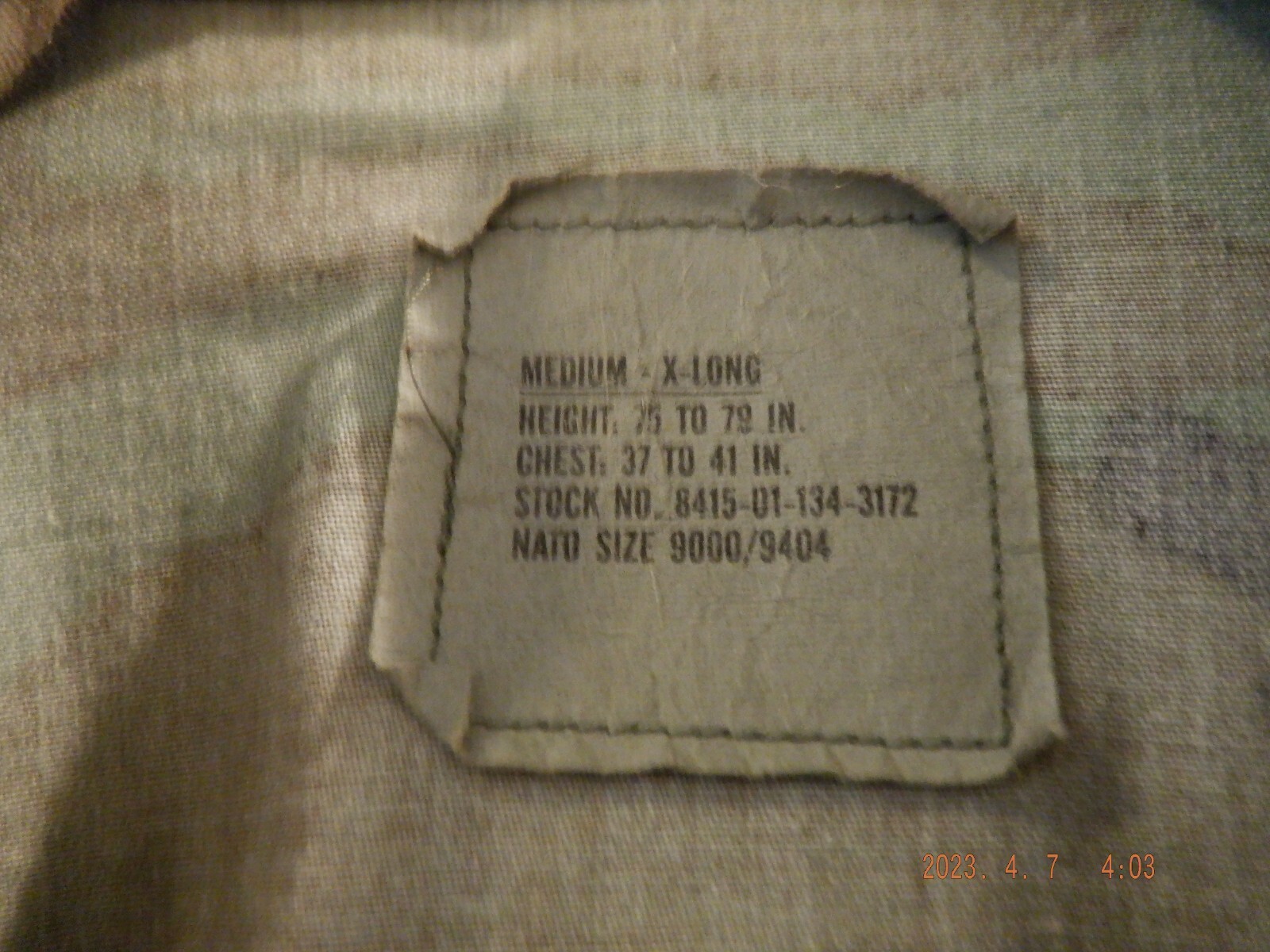 US ARMY Coat Woodland Camo Combat w/ Patches 173D F… - Gem