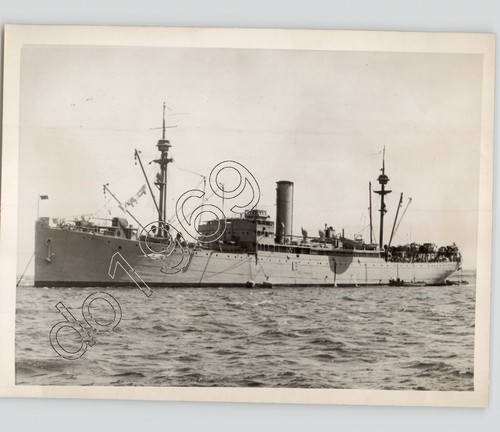 The USS BLACK HAWK US Naval Destroyer Ship Headed To China 1922 Press ...