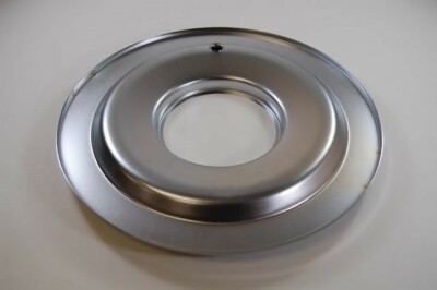 14" Air Cleaner Base Plate Flat Style 5-1/8" Neck Size Stamped Steel ...