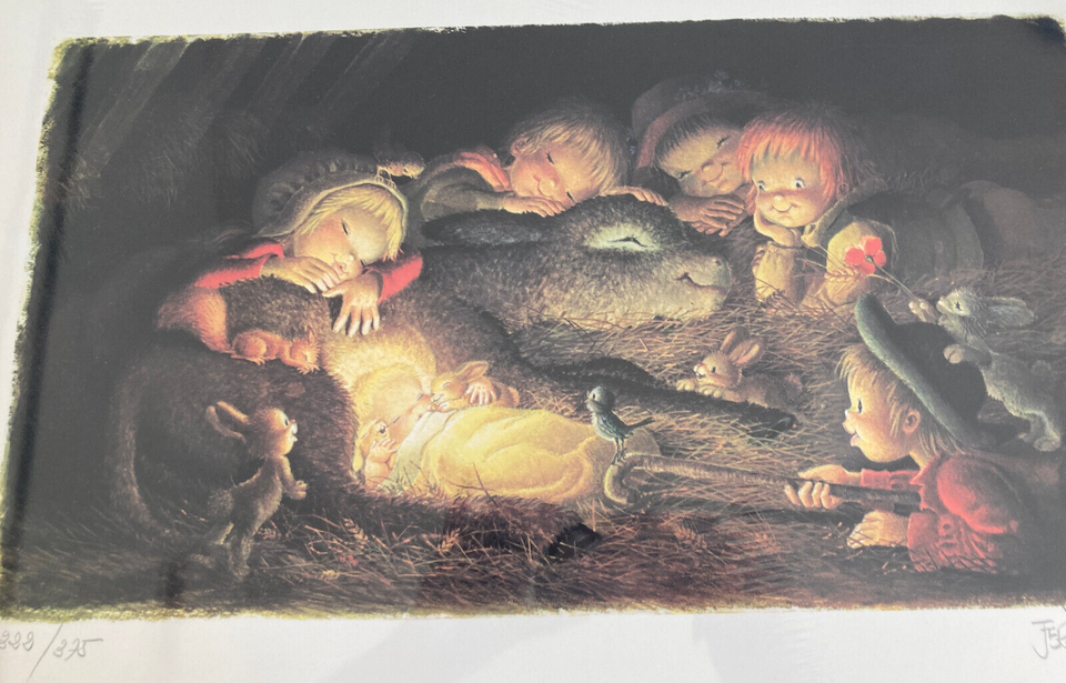 Ferrandiz lithographs "He Seems to Sleep" | eBay