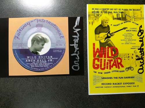 ARCH HALL JR 2 Authentic Hand Signed Autograph 4X6 PHOTO S -ACTOR ...