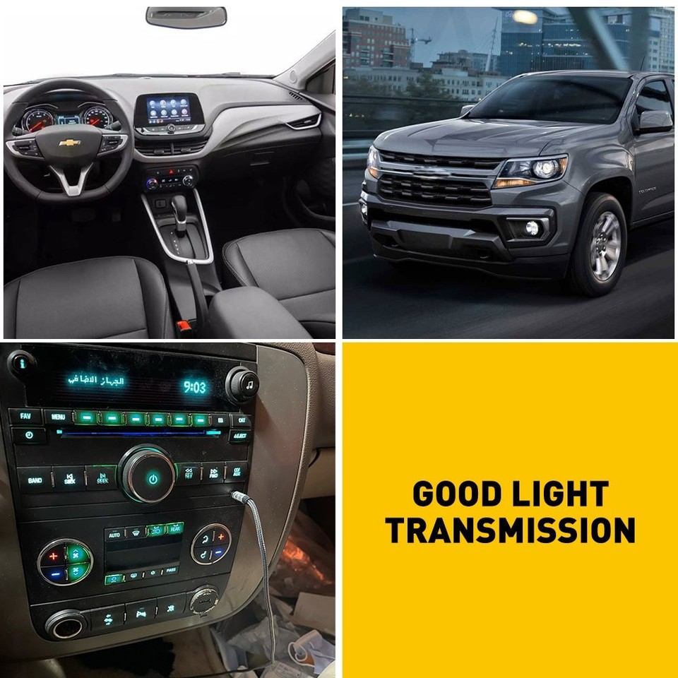 Rear Radio+A/C Control Climate Button Decals Stickers&Volume Re2PCS ...