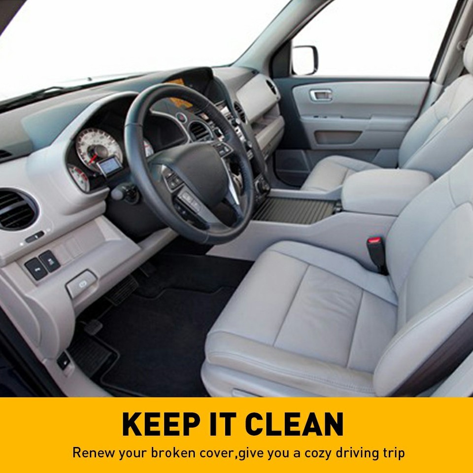 For Honda Pilot 2009-2015 Front Door Rear & Armrest Center Console Lid ...