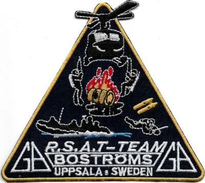 SCHWEDEN RSAT Team UPPSALA SWAT Police Patch SEK Polizei Abzeichen ...