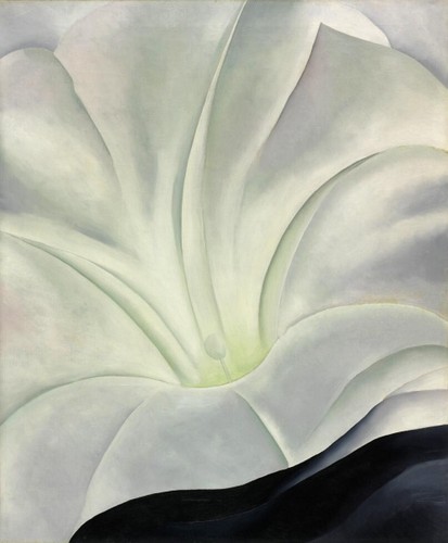 Georgia O’Keeffe Signed Oil Painting on Canvas 16x24 in Modernism .. | eBay