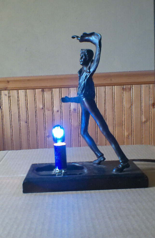 Vintage Cast Iron Male Dancer Lamp | eBay