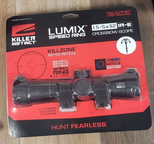Killer Instinct (1020) - Lumix Speed Ring Crossbow Archery Scope (1.5 ...