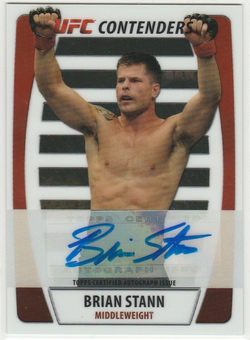 2011 Topps UFC Title Shot UFC Contenders Autographs #CABST Brian Stann ...
