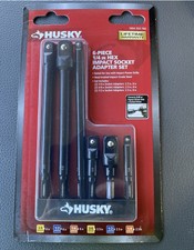 Husky 6 Piece 1/4” Hex Impact Socket Adapter Set for sale online | eBay