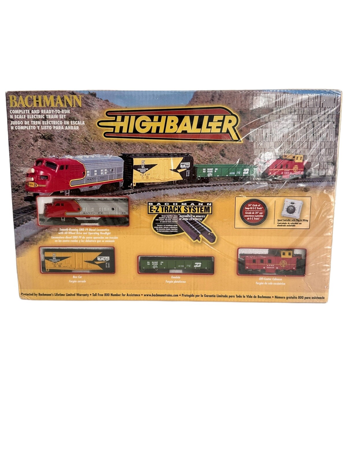 RARE Brand New Bachmann Highballer Union Pacific N Scale Train Set ...