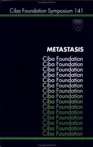 Novartis Foundation Symposia Ser.: Metastasis by CIBA Foundation Staff (1989, Hardcover) for ...