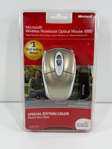 Microsoft Wireless Notebook Optical Mouse 3000 Special Edition Color ...