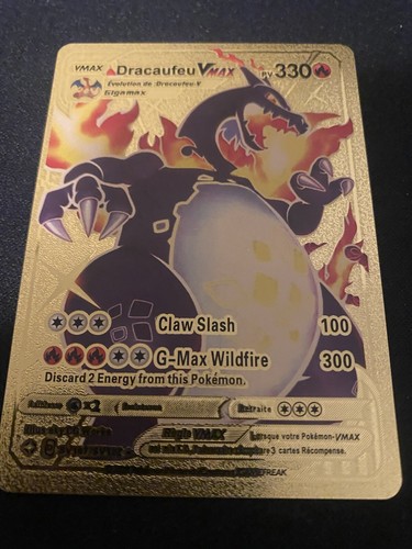 Dracaufeu Vmax sv107/sv122 Vmax gold foil card French Edition | eBay