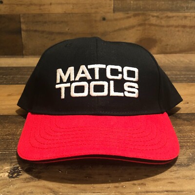 Matco Tools Hat Snapback Baseball Cap Men Black Red Winners Circle ...