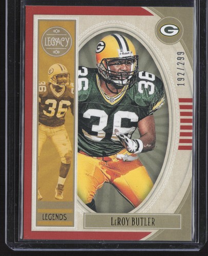 2019 Legacy LeRoy Butler Legends Red /299 #123 | eBay