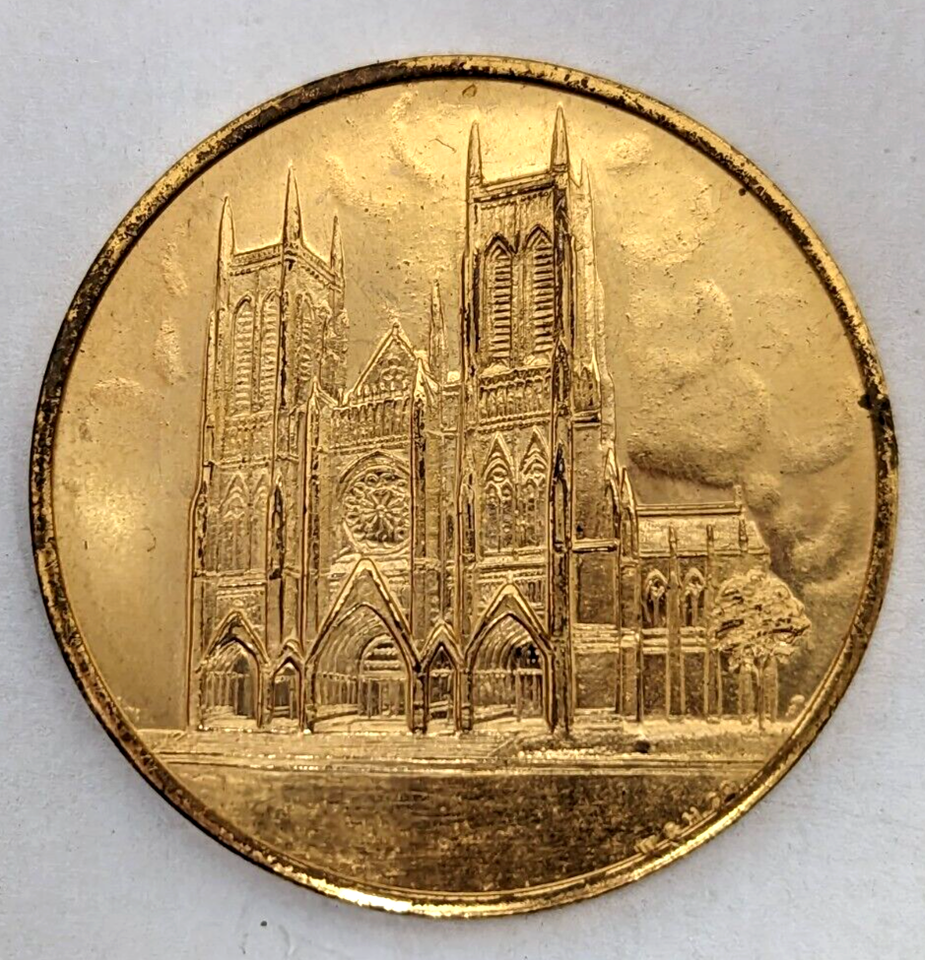 VTG Cathedral Church of St John The Divine Pilgrimage Souvenir Coin ...