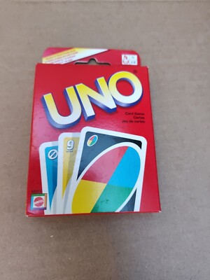 Uno Card Game 2003 New Sealed Mattel International Packaging ...