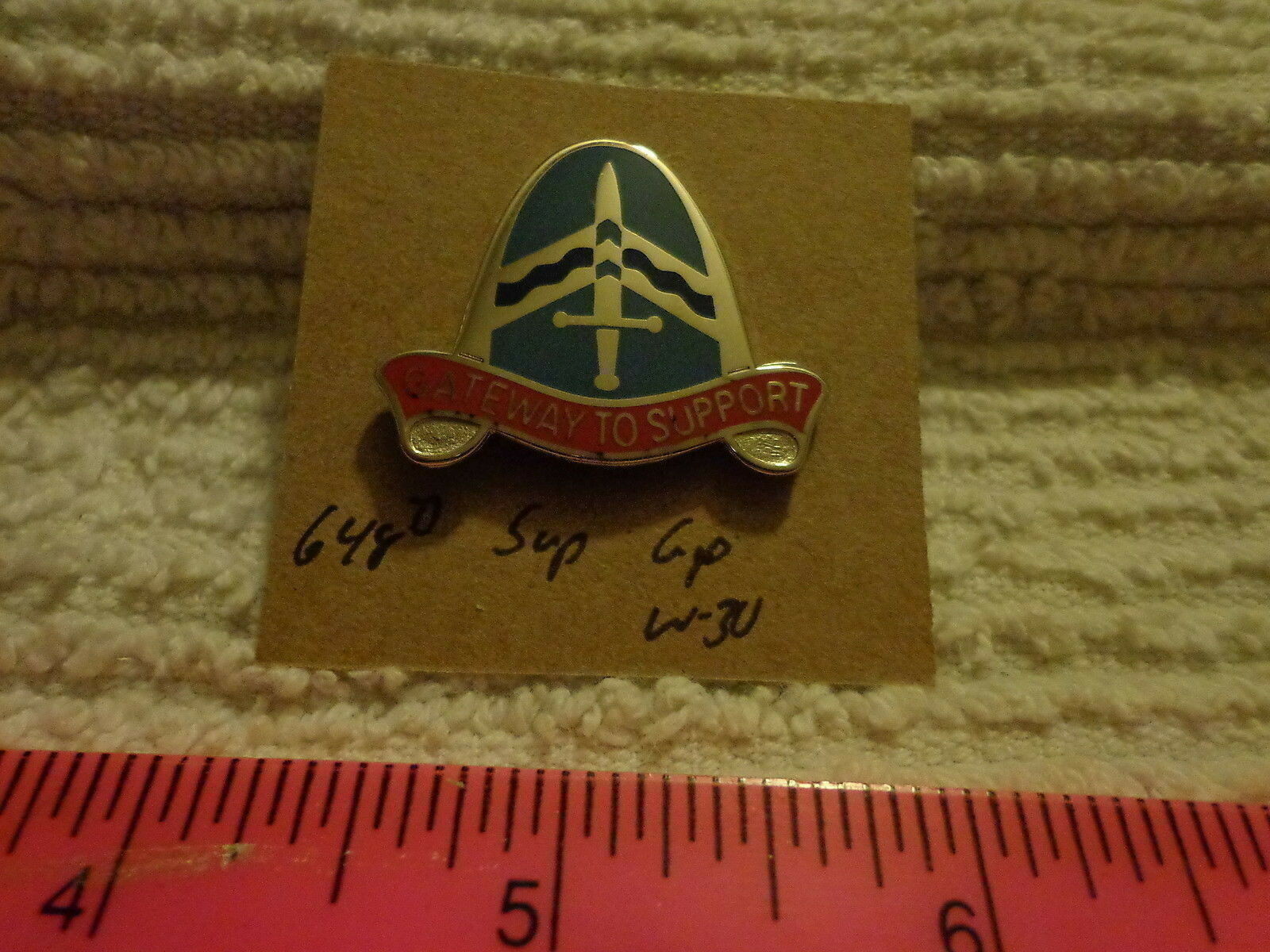 648th Support Group W-30 Unit Crest, DI, DUI (DRAW#K6) | eBay