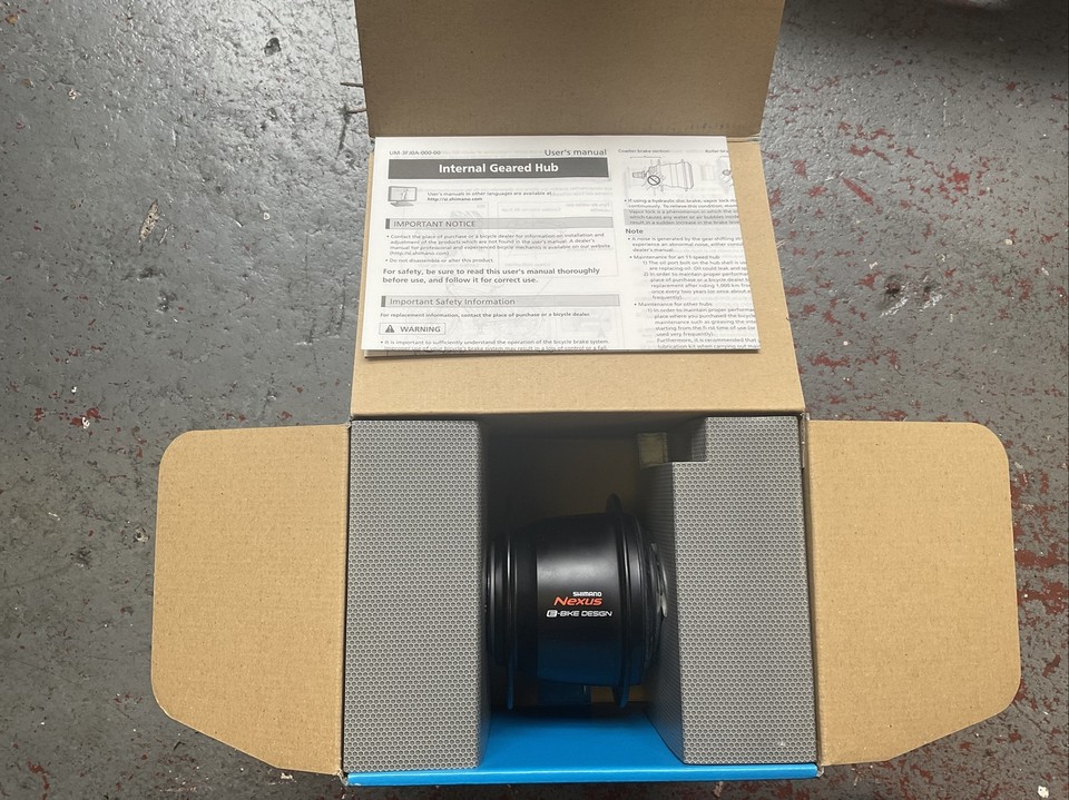 SG-C7000-5D internal hub gear, 5-speed, Centre Lock, 32h, black | eBay