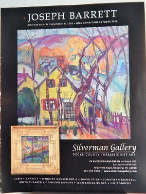 JOSEPH BARRETT ART PIECE VTG ORIG 2016 ADVERTISEMENT | eBay