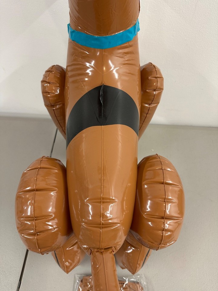 Scooby-Doo Rinco 2002 Vinyl Inflatable Blow Up Toy SQUEAKS Vtg 14” | eBay