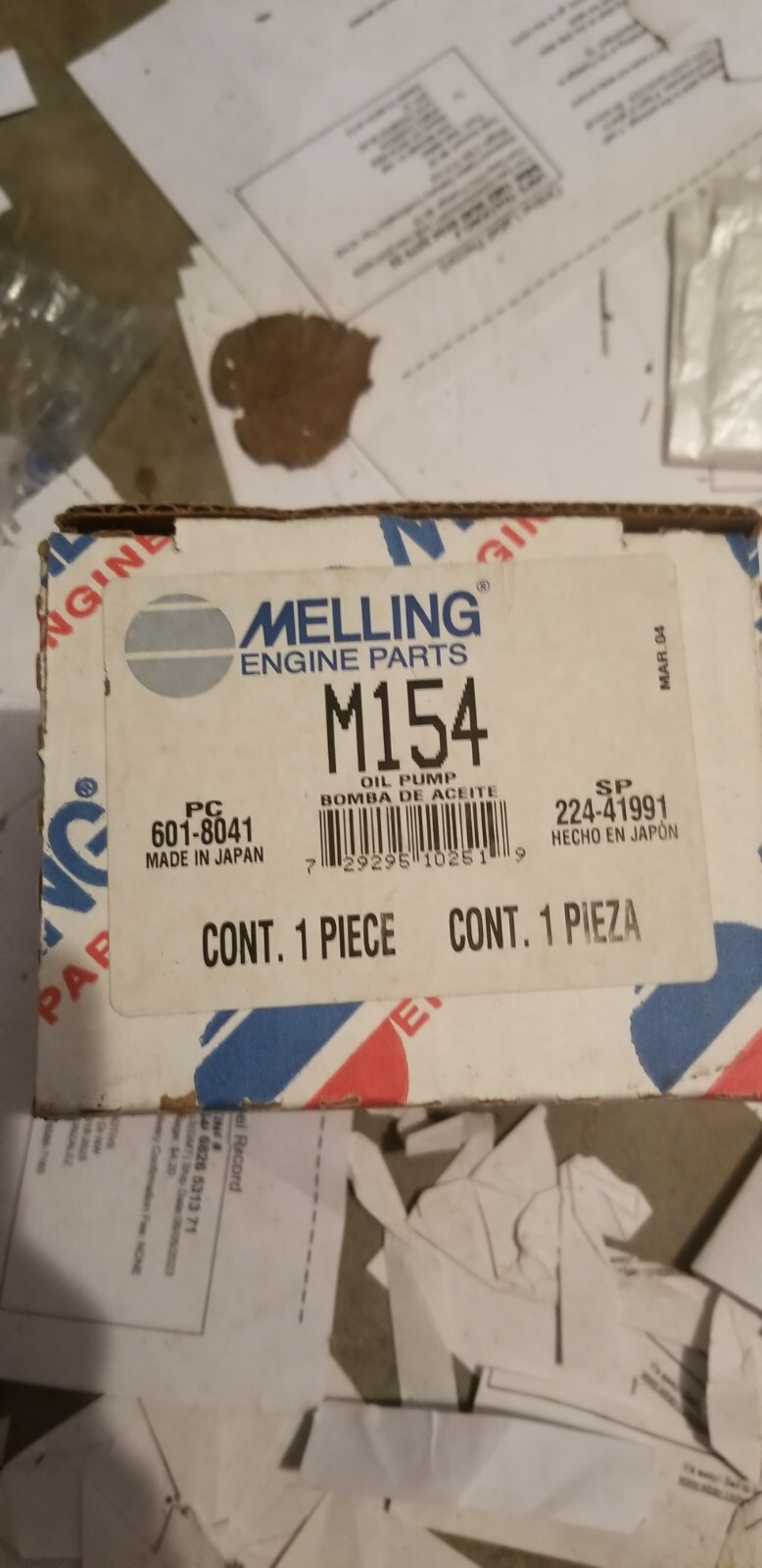 Engine Oil Pump-Stock Melling M154 for sale online | eBay