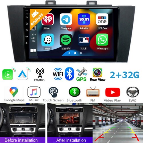 32G For 2015-2018 Subaru Legacy Outback Android 13 Carplay Car Stereo ...