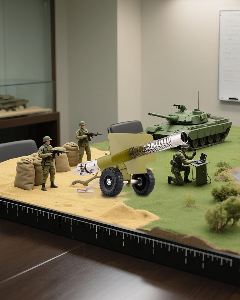 Mini Firecracker Launching Cannon Model, Stainless Steel Artillery ...