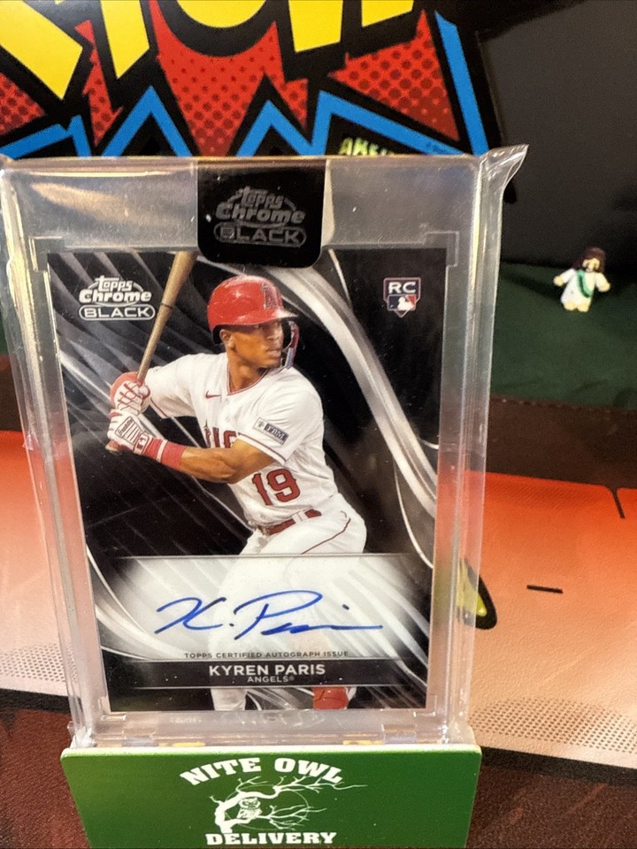 2024 Topps Chrome Black - Autographs Kyren Paris RC Auto #CBA-KP | eBay