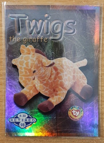 1999 TY BEANIE BABIES SERIES 2 RETIRED BLUE TWIGS THE GIRAFFE #288 | eBay