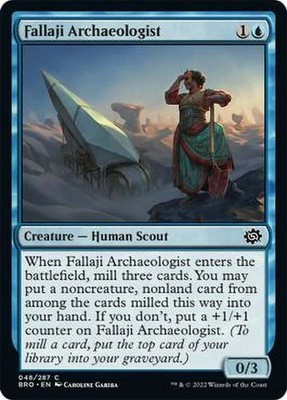 Fallaji Archaeologist - Foil x1 - The Brothers' War - Light Play ...
