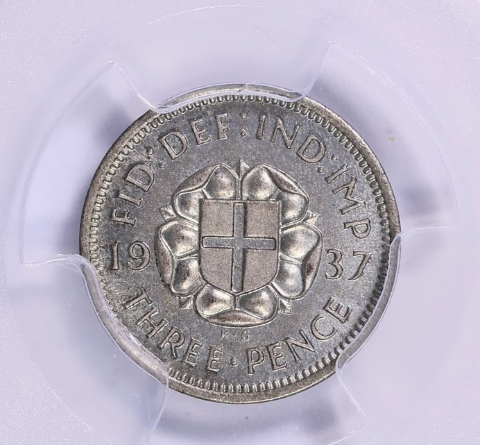 Great Britain 1937 Silver 3 Pence KM-848 PCGS Proof-65 | eBay