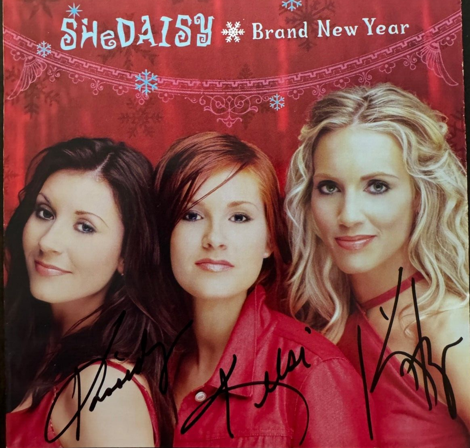 SHeDAISY "Brand New Year" Christmas Card and CD Booklet - Signed ...