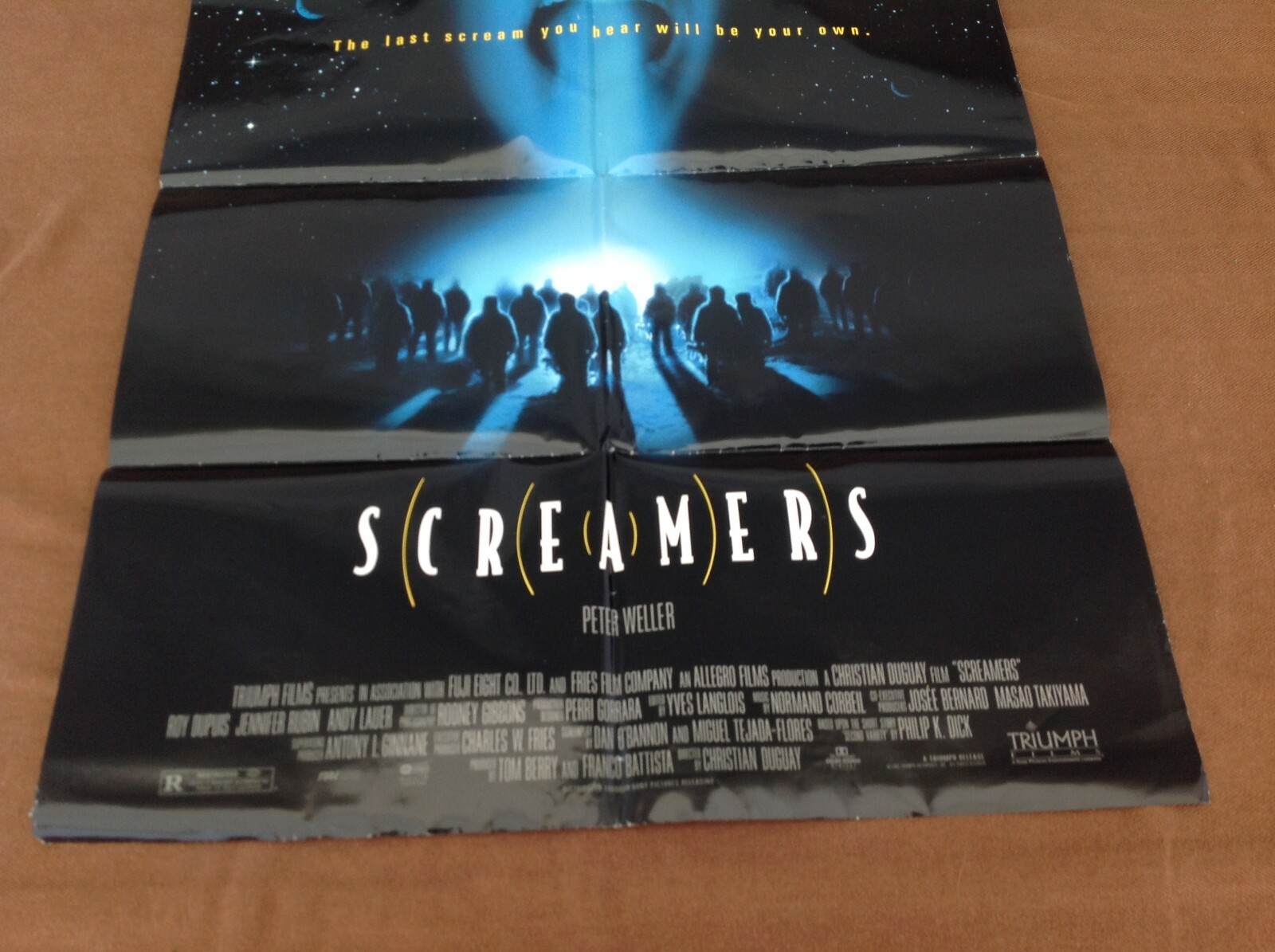 1995 Screamers Original Movie House Full Sheet Poster | eBay