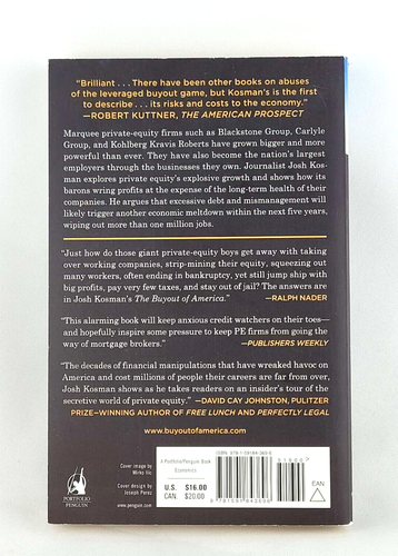 Buyout of America : How Private Equity Is Destroying Jobs and Killing ...