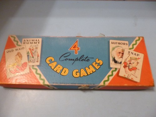 VINTAGE WHITMAN 4 COMPLETE CARD GAME SET | eBay