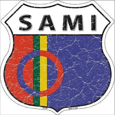 Sami Flag Highway Shield Metal Sign HS-380 | eBay