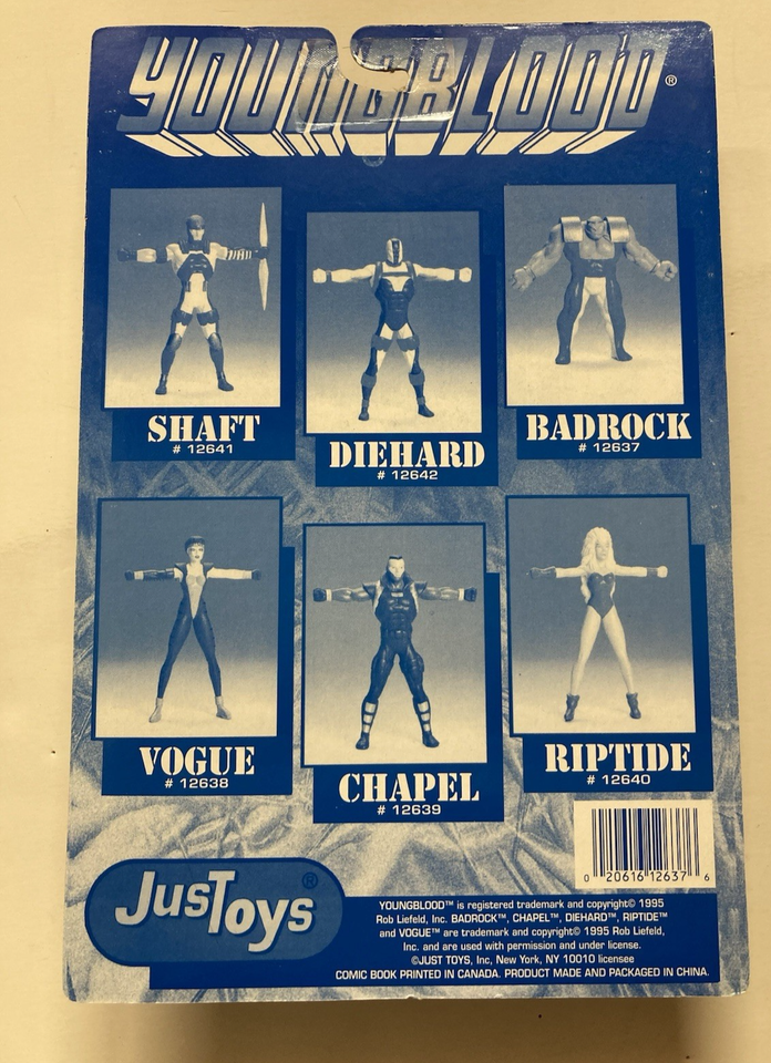 Youngblood Bend-ems Action Figures 1995 Complete Set with Comic Book | eBay
