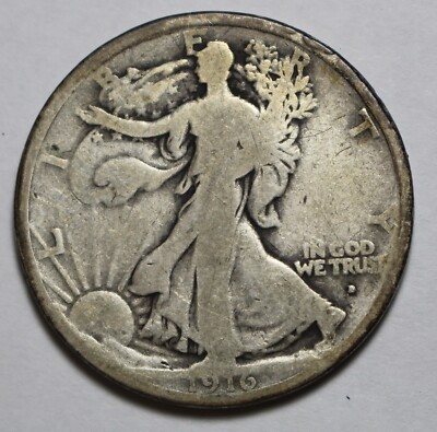 1916 D Walking Liberty Half M613 | eBay