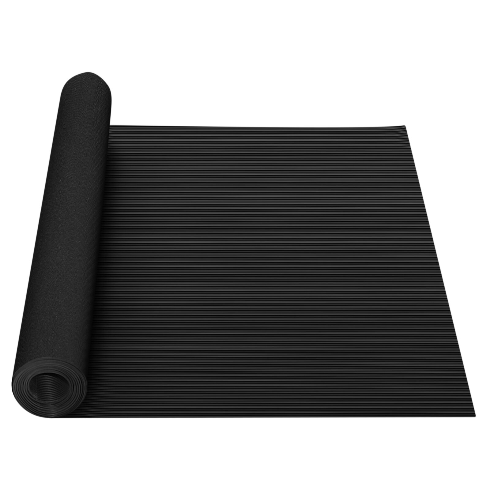 5 x 12ft Garage Floor Rubber Mat Strip Texture for Home Gym Deck Patio ...