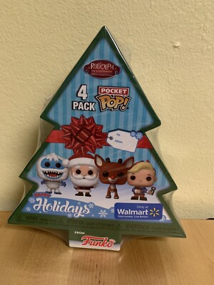 Funko Pocket Pop Rudolph the Red Nosed Reindeer 2023 4 pack Bumble ...