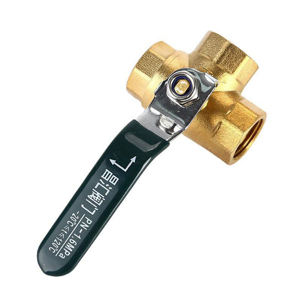 1PC Ball Valve 1/4'' G Female 3 Way (L-Port) Valve Anti-Rust Ball valve ...